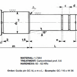 Locating Guide Pin – GC – VAP South Africa (Pty) Ltd